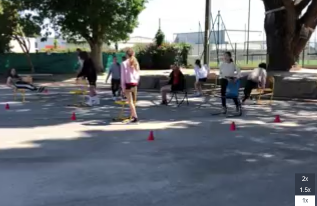 La composition chorégraphique des 4 Chad - Collège de Rhuys, Sarzeau